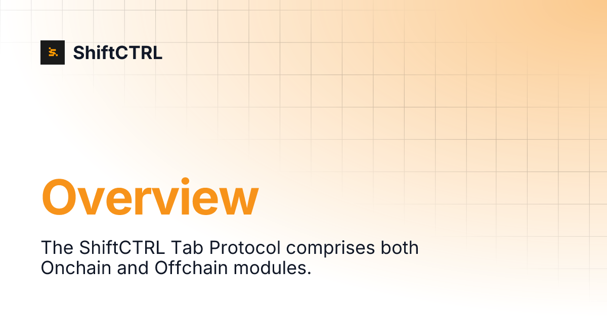 Overview | ShiftCTRL